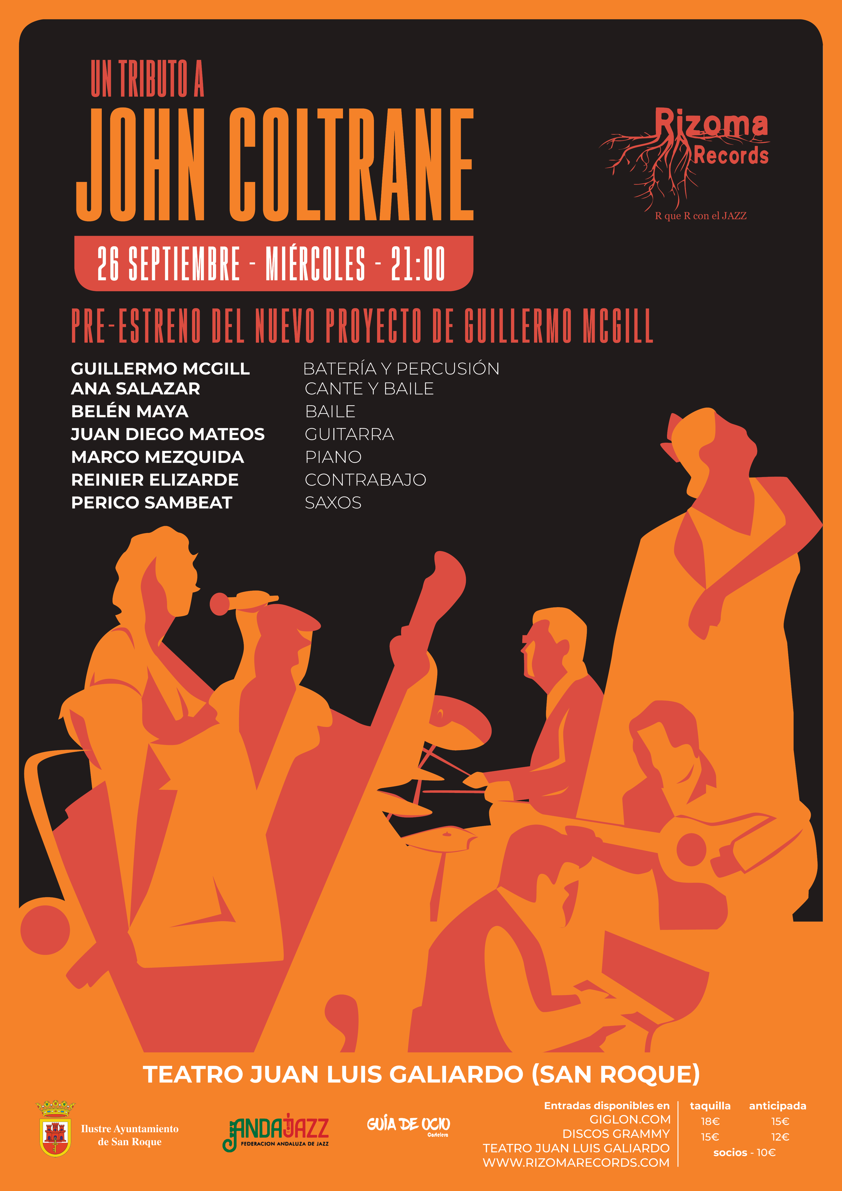 Este miércoles, homenaje al genial músico de jazz John Coltrane en el Teatro Juan Luis Galiardo ...